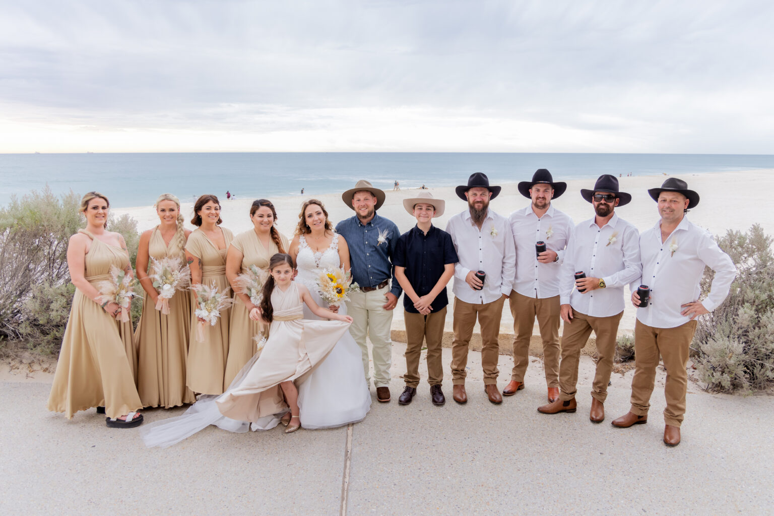 Robyn and Tommy's Wedding at City Beach SLSC in Perth, Australia