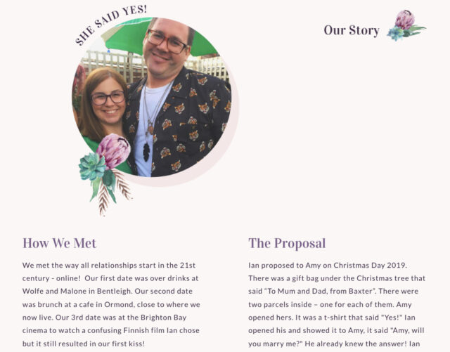 7 Creative Wedding Website Examples from Real Couples