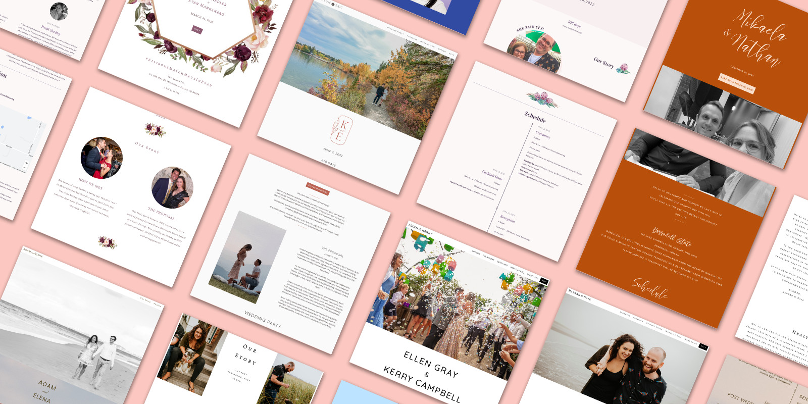 7 Creative Wedding Website Examples from Real Couples