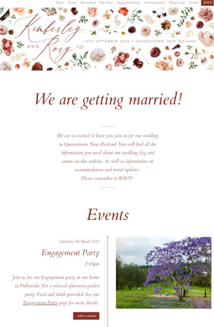 5 Creative Wedding Website Examples to Inspire You