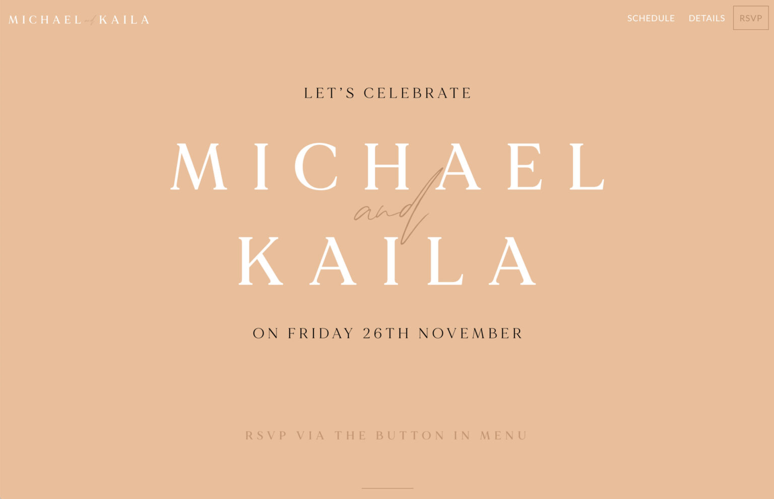 wedsites.com-Michael-and-Kalia-custom-wedding-website-examples ...