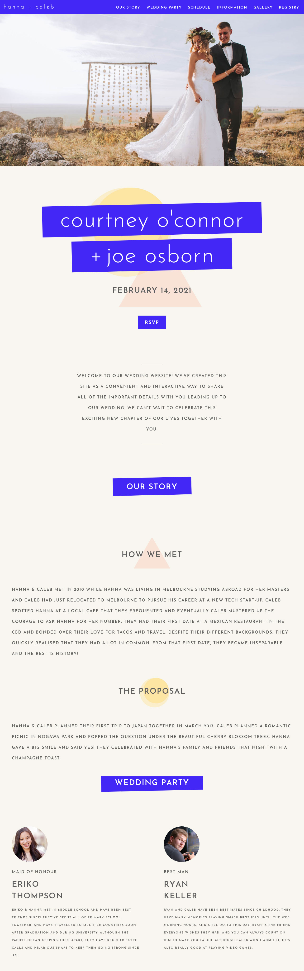 8 Great Reasons to Have a Wedding Website