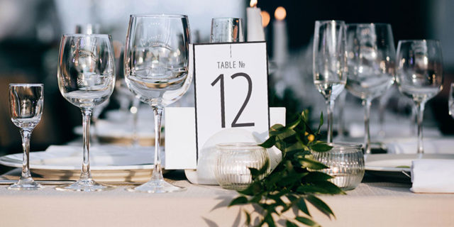 Free Printable Table Numbers for Your Wedding Reception