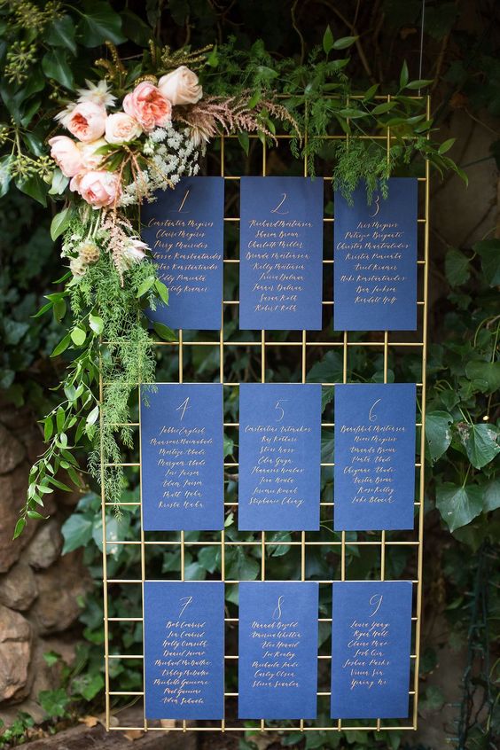 How to Create Your Wedding Reception Seating Chart