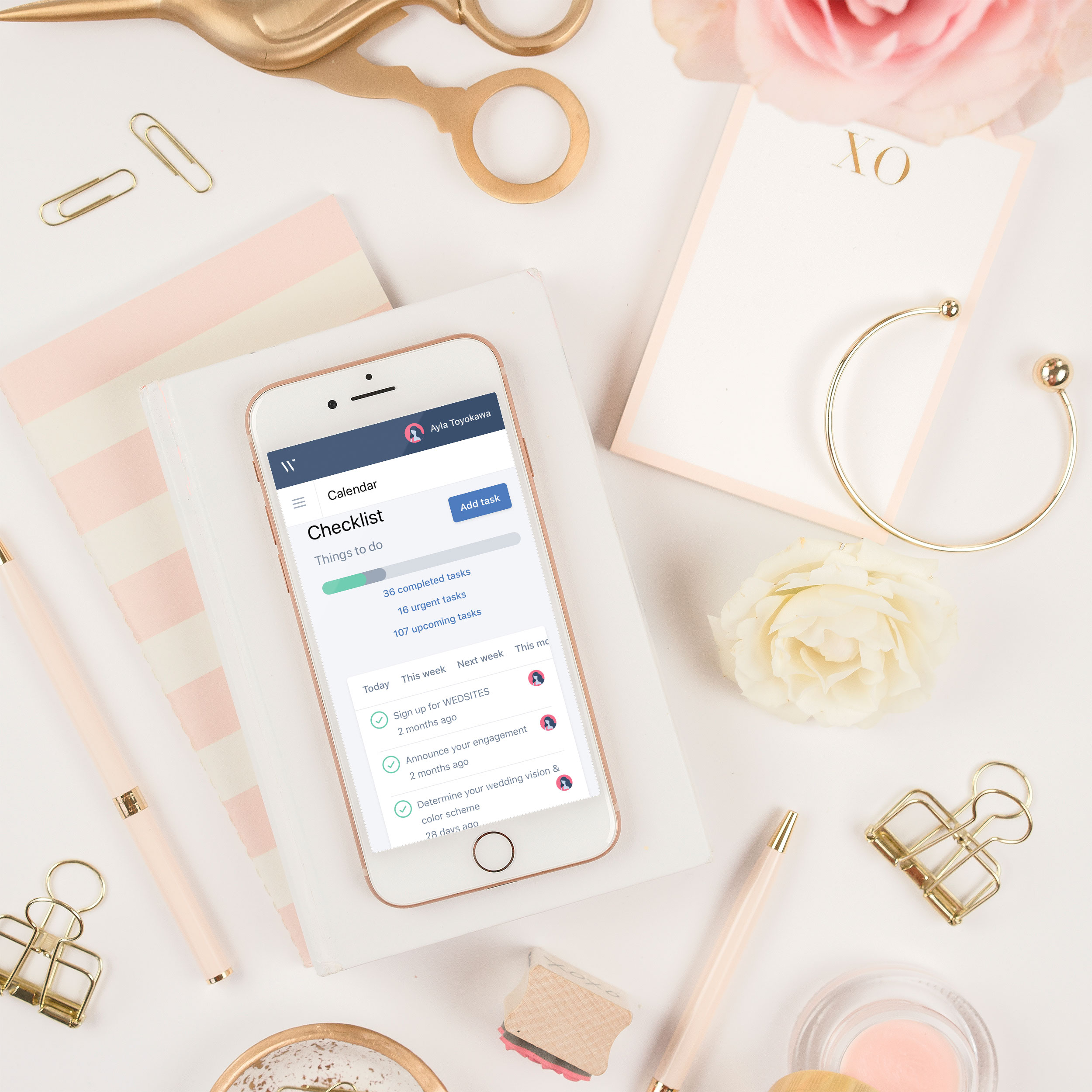 digital wedding planner checklist - WedSites Blog