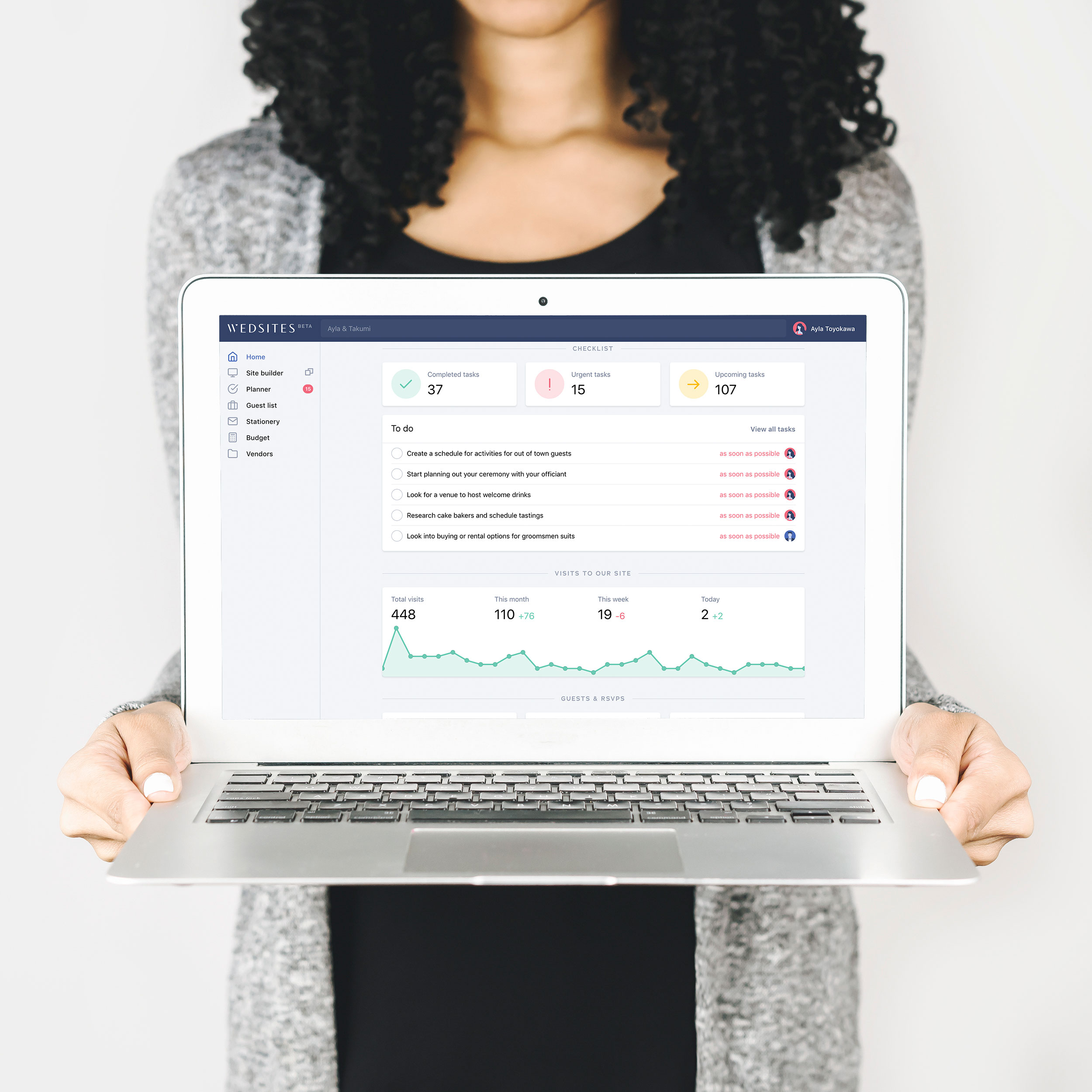 A Beautiful Project Management Tool for Wedding Planning
