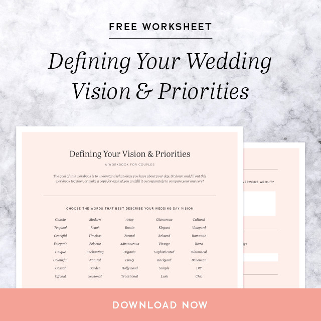 9 Great Tips for Finding Your Wedding Style & Vision